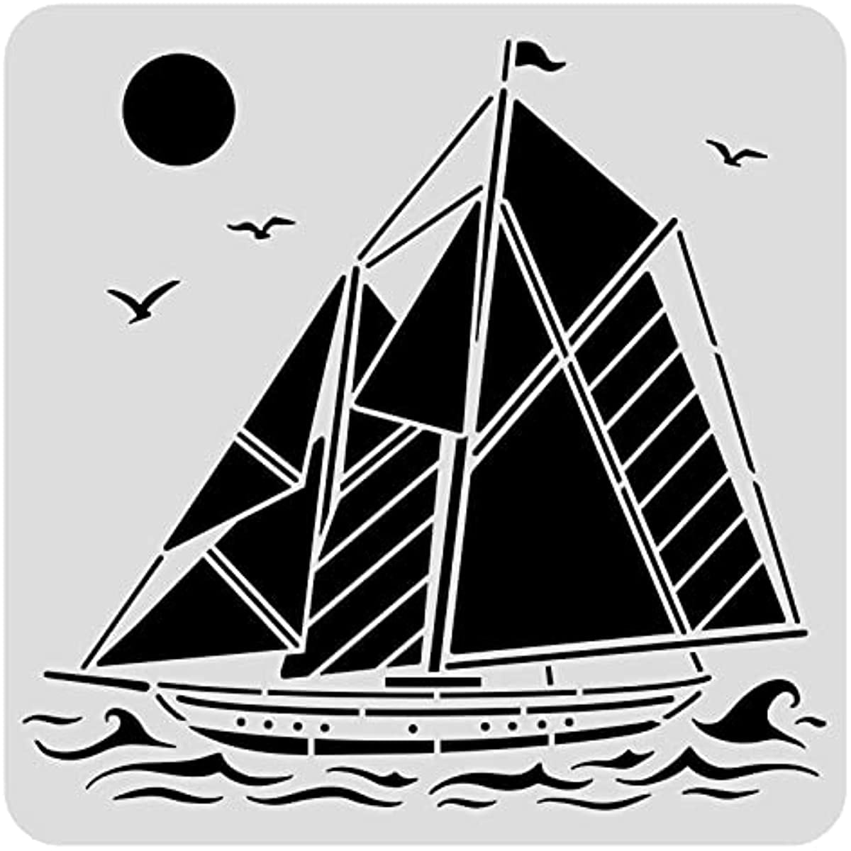 Sailboat Stencils