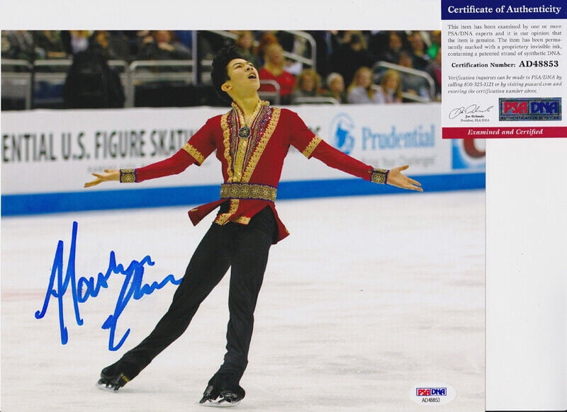 Nathan Chen USA 2022 Olympics Skating Signed Autograph 8x10 Photo PSA ...