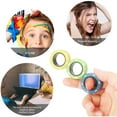Magnetic Fidget Rings Toy Set, ADHD Relief, Anxiety Therapy Spinner for ...