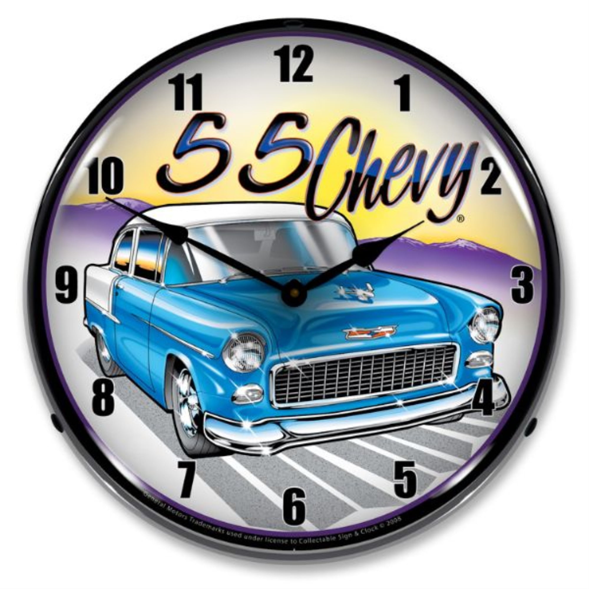 GM712176 1955 Chevy clock - Made in USA - Walmart.com