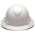 PYRAMEX Ridgeline Full Brim Hard Hat, Vented, 4-Point Ratchet ...