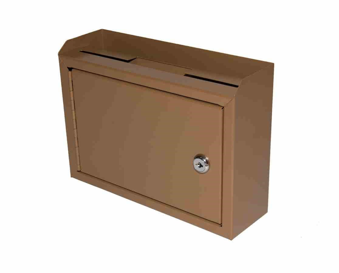 Adir 631-02 Copper Deluxe Steel Suggestion/Key Drop Box - Walmart.com