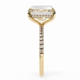 GIMELIS 2.56 CT Emerald Cut Lab Grown Diamond Engagement Ring with ...