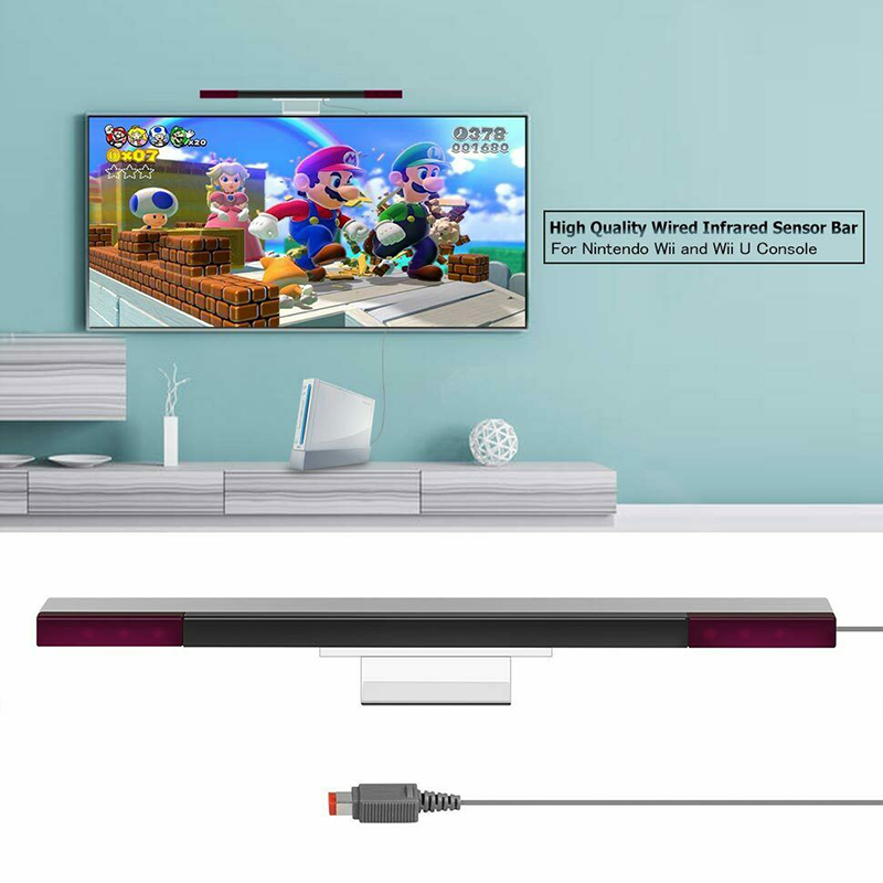 Buy New Wired Infrared Receiver Sensor Bar For Nintendo Wii & Wii U ...