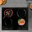 Miumaeov 4-Burners Electric Ceramic Cooktop Built-in Cooktop Stove ...