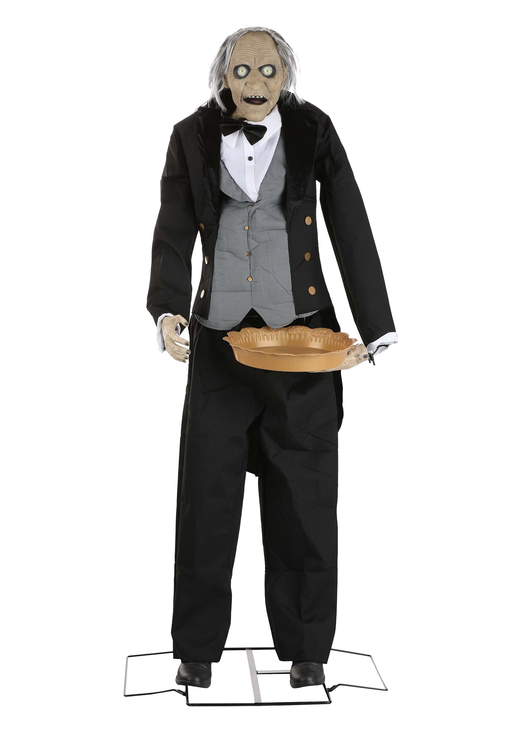 Evil Animated Greeter Butler Decoration - Walmart.com