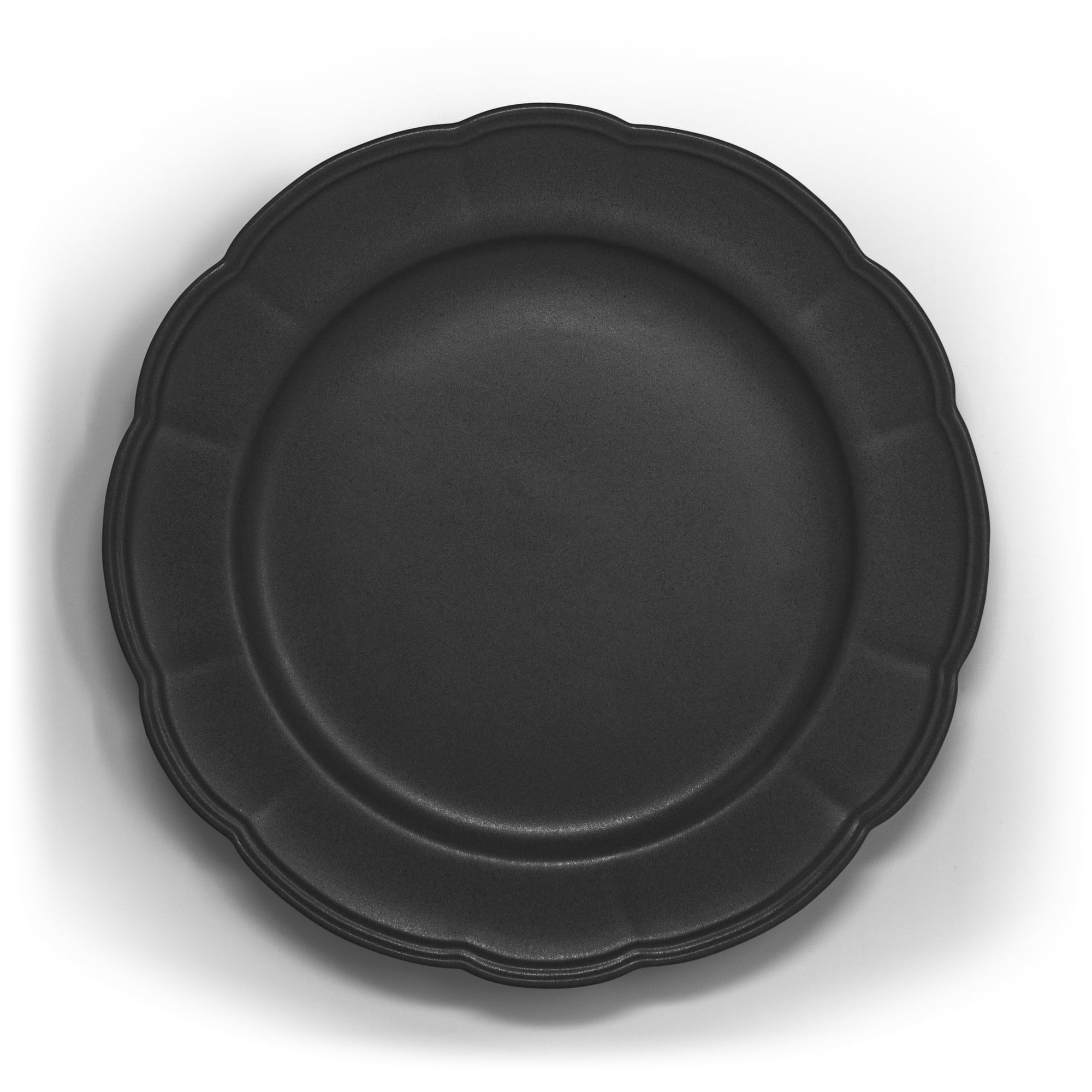 Click here for Beautiful Bu Scallop 10.5 Inch Dinner Plate Black prices