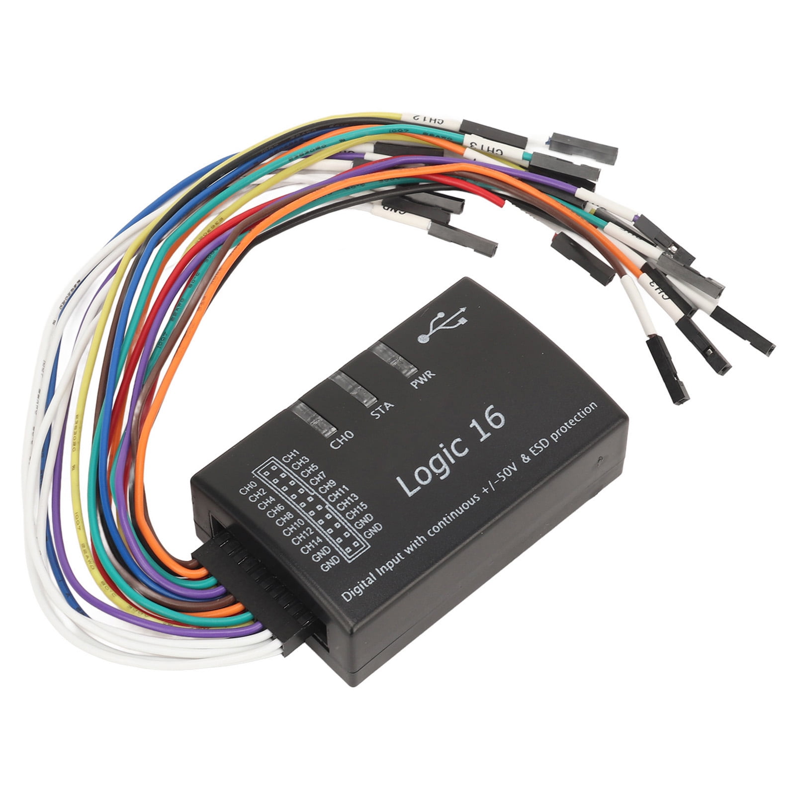 Logic Analyzer 16 Canal, Analizador de lógica USB Dispositivo ...