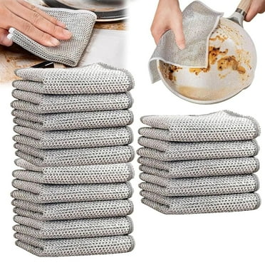 Cbcbtwo 30PCS Multipurpose Wire Wire Dishcloth Wire Dishwashing Rags ...