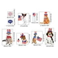 TERGAYEE Patriotic Window Clings,Patriotic Window Clings for Memorial ...