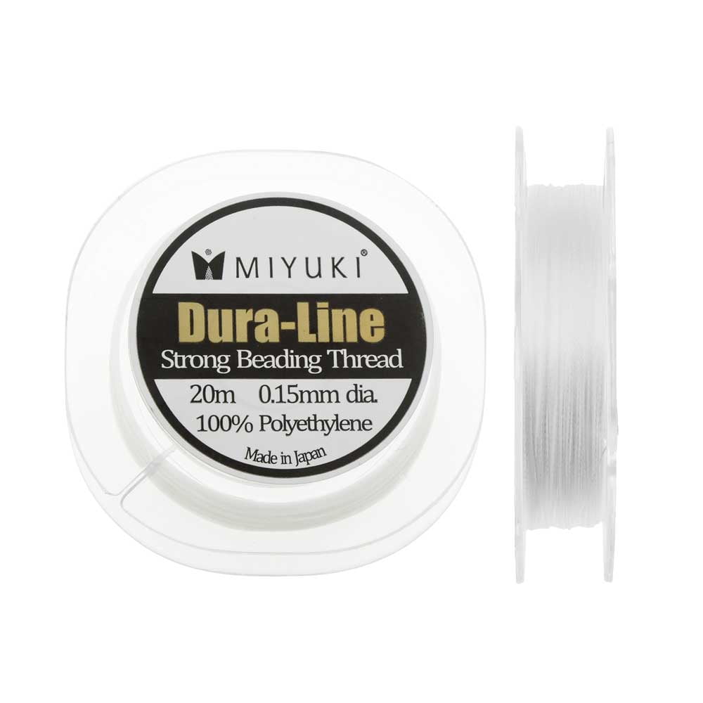 Miyuki Dura-Line Braided Beading Thread, 18lb Test 0.15mm (0.006 ...