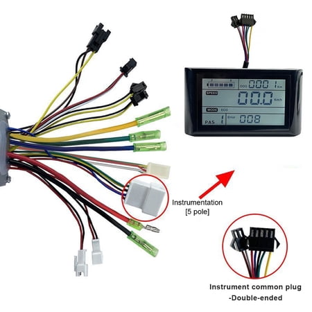 E-bike Controller LCD Display Panel Brush-less Motor Intelligent ...