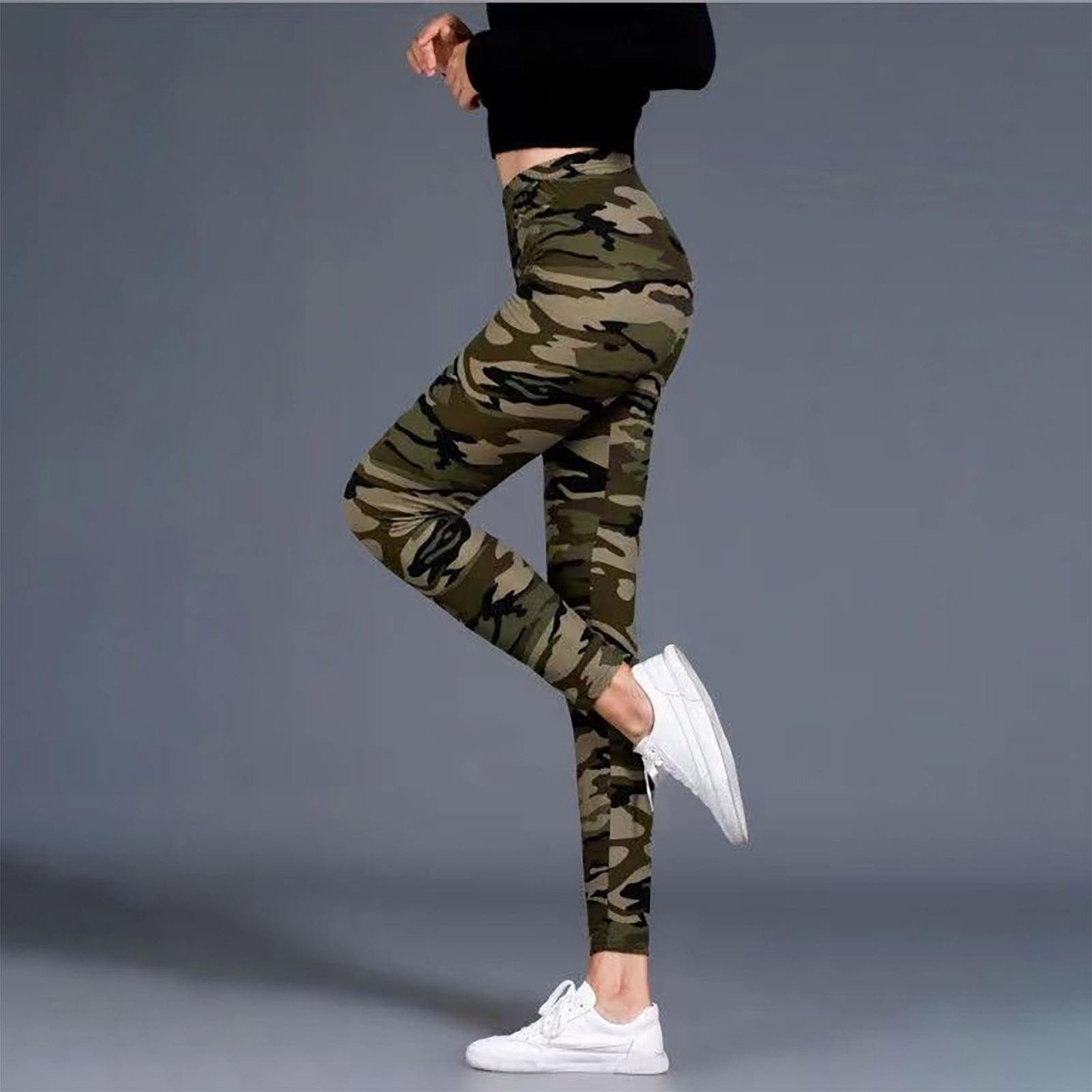 Click here for Lovzfmll Womens Leggings  Matte Camo Outerwear Poc... prices