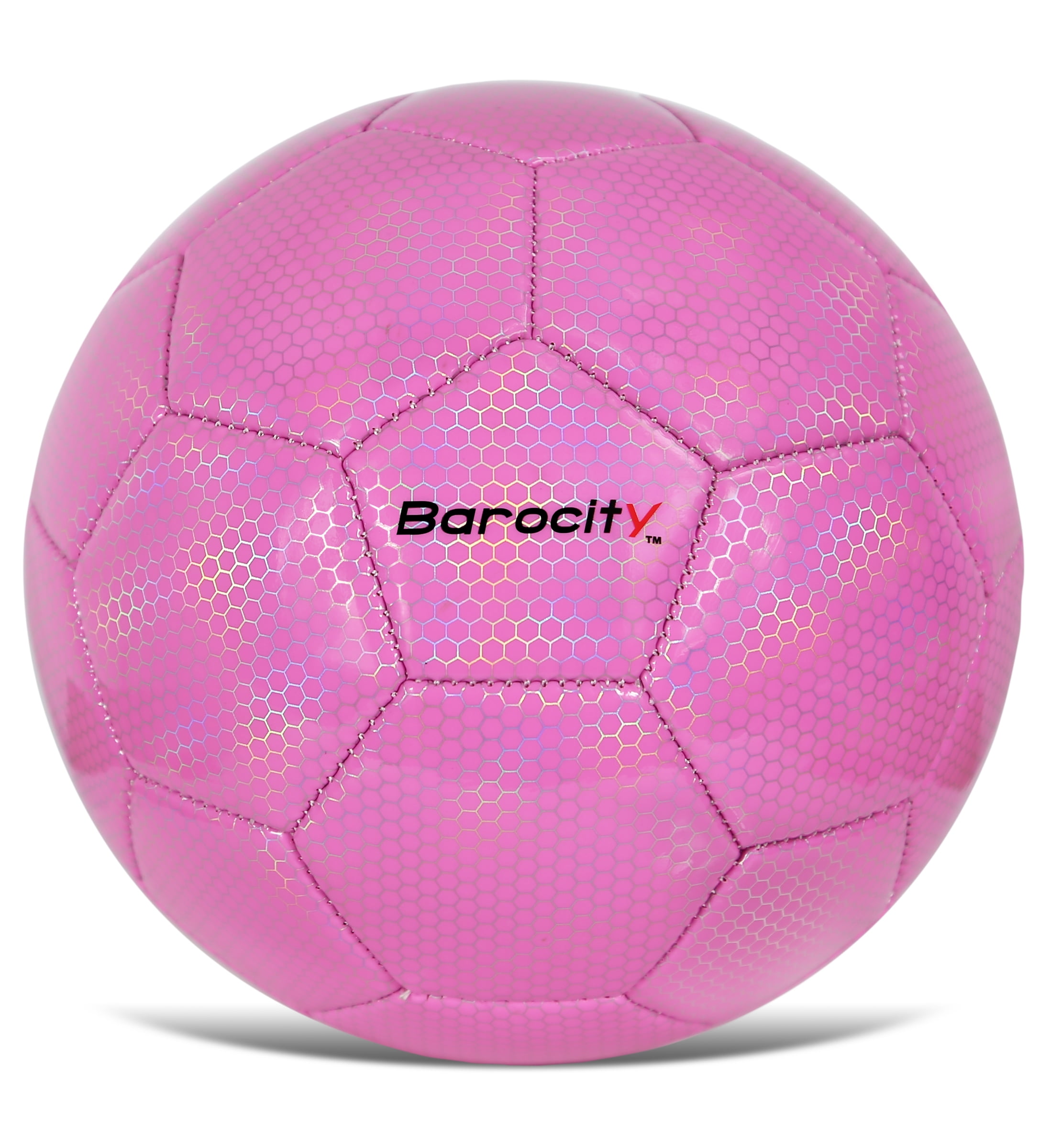 Pink Soccer Ball With Flames