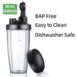 La Reveuse Personal Ice Crusher and Portable Smoothie Maker, 600 Watts ...