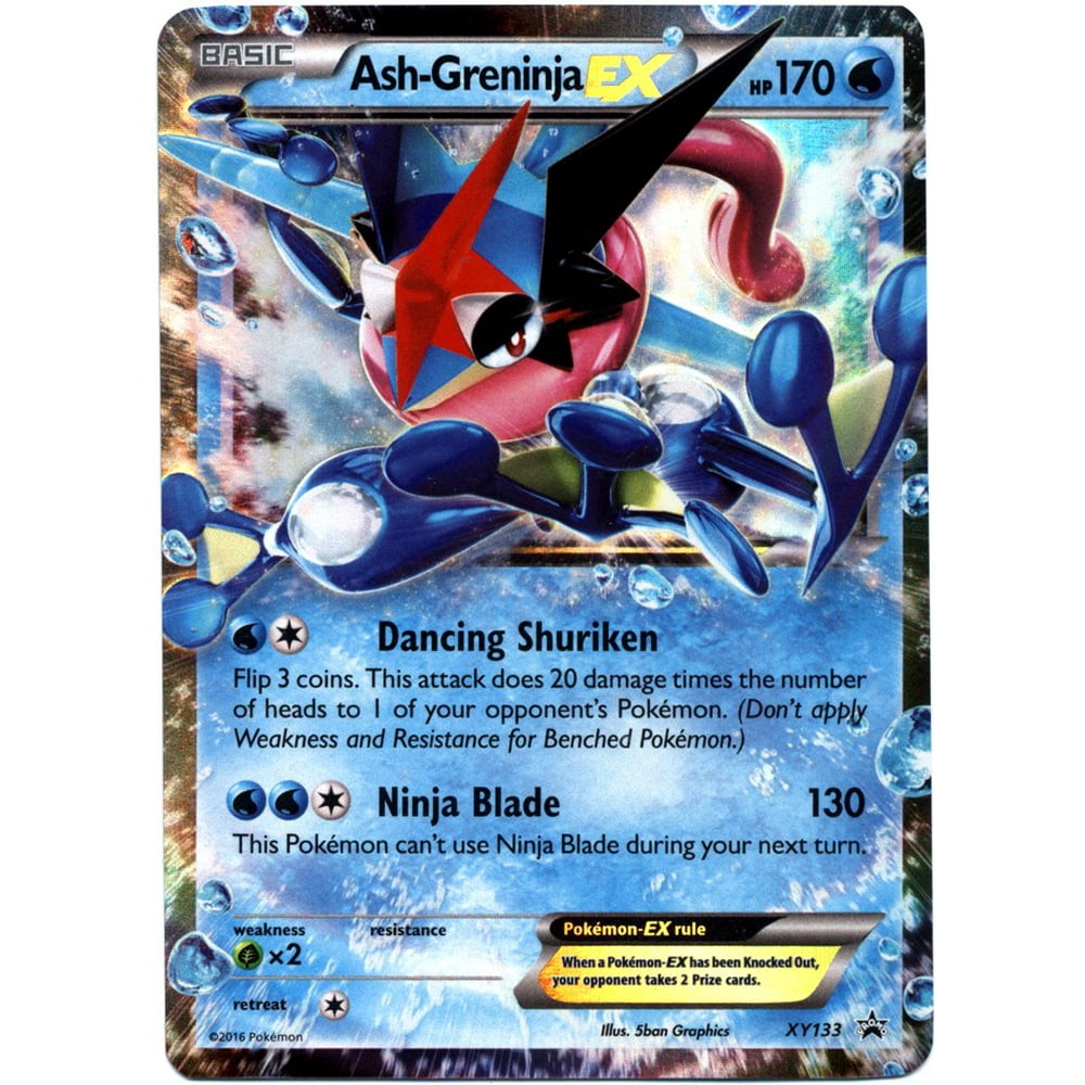 Pokemon Promo Ash-Greninja EX XY133 - Walmart.com - Walmart.com