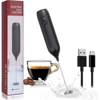 with Stand Handheld Whisk Drink Foamer Mini Blender Mixer for Coffee ...