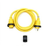 Free Shipping! Amp Up Marine & RV Cords 125v 30a x 12' Marine Shore Power Cord, Yellow - Walmart ...