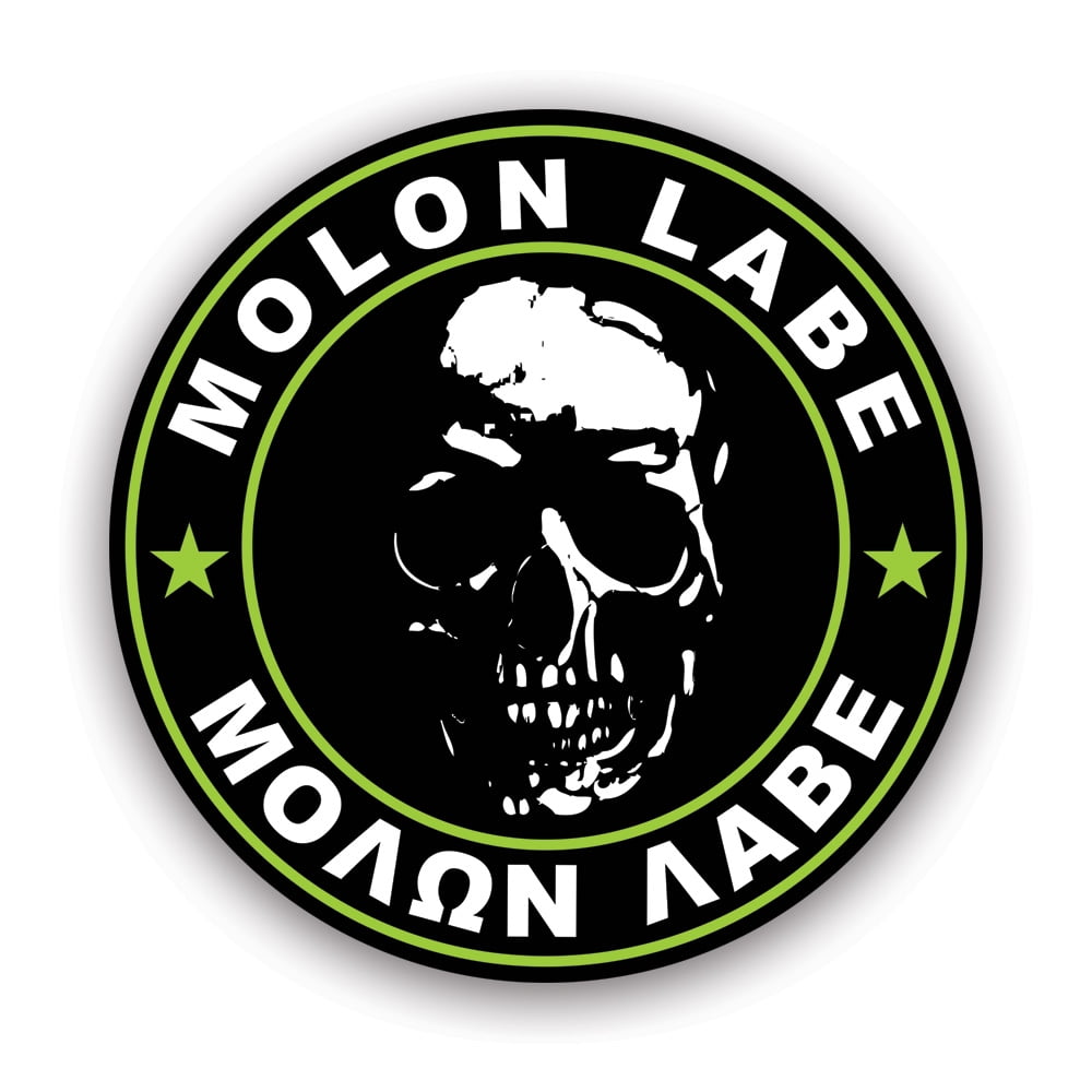 Molon Labe Skull