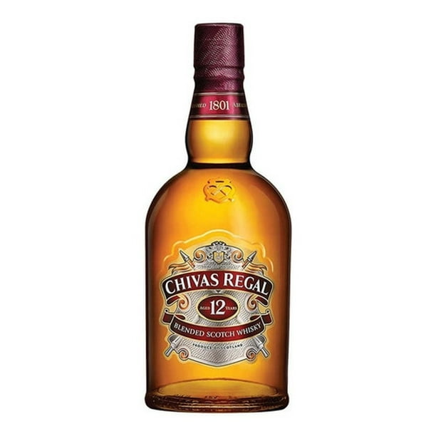 Whisky Chivas Regal 12 Años 1000 mL Chivas Regal Whisky 12 años | Walmart en línea