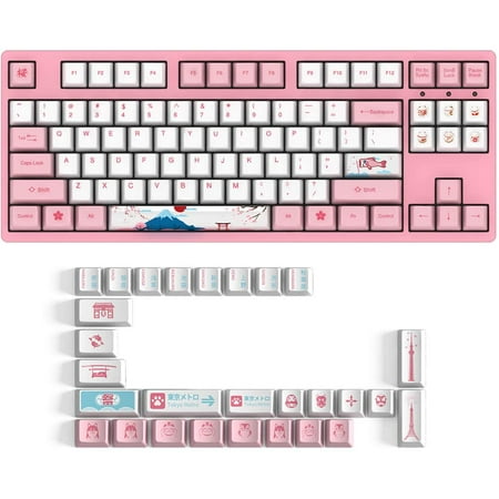 World Tour Tokyo 3087 TKL R1 Wired Gaming Mechanical Keyboard with R2 ...