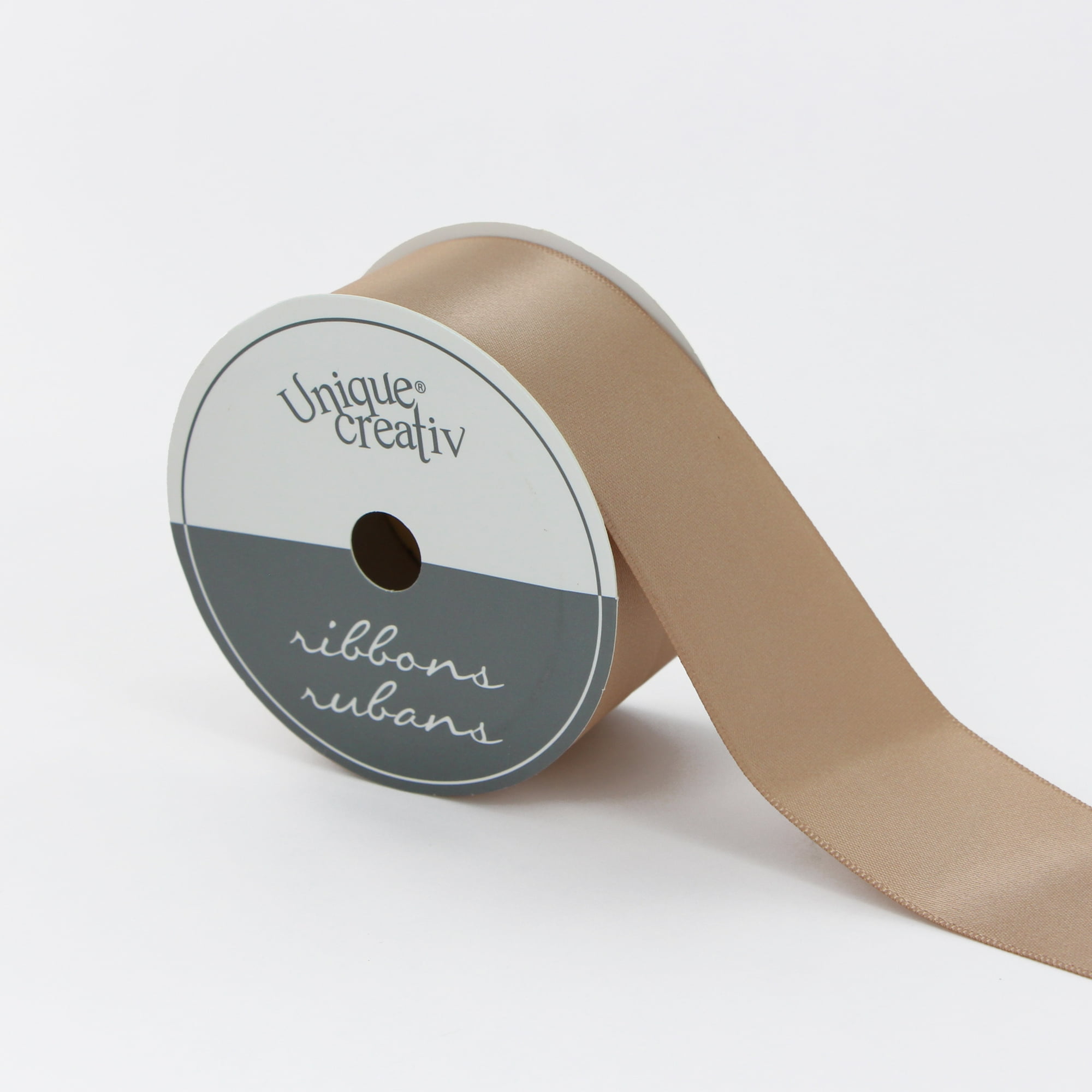 Click here for Unique Creativ  Ribbon  Single Face Satin  Oatmeal... prices