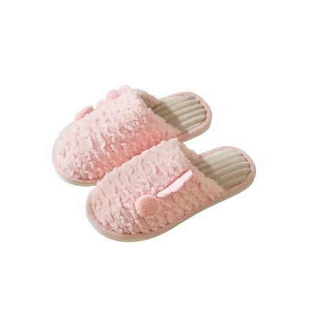 Woobling Mens Clog Slippers Fuzzy Home Shoes Memory Foam Fleece Slipper ...