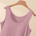 Aezemi Women Lace Padded Cami Tops, Soft Sleeveless Built-in-Bras Round ...