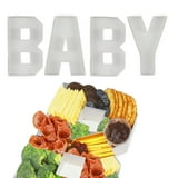 Xiyztok Charcuterie Letter Number Trays, Decorative Fillable Food Tray ...