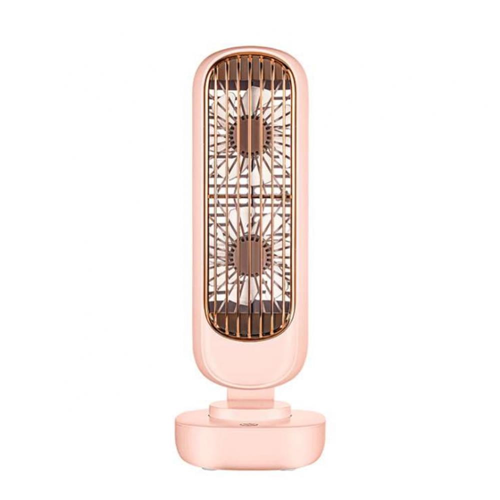 Tower Fan, New Retro Double-leaf Table Fan Office Desktop Fan Vertical ...