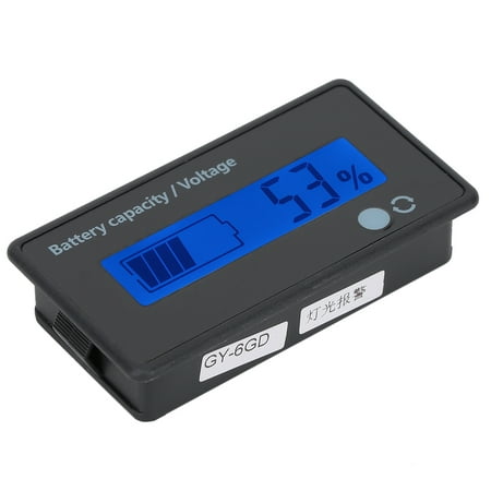 Battery Capacity Monitor, LCD Battery Display, With Flashing Alarm For ...