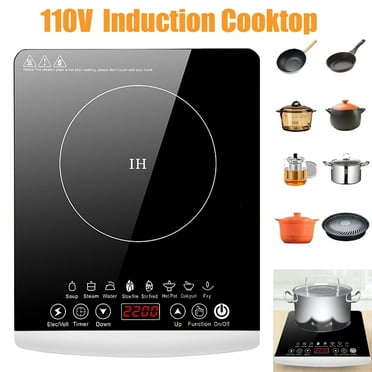 "Hamilton Beach Countertop Induction Cooktop, 1800W, Fast Heat, Small ...