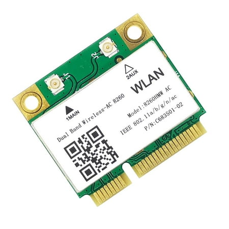 2.4GHz/5GHz Wireless Network Card 300-867Mbps WIFI Card Mini PCI-E Card ...