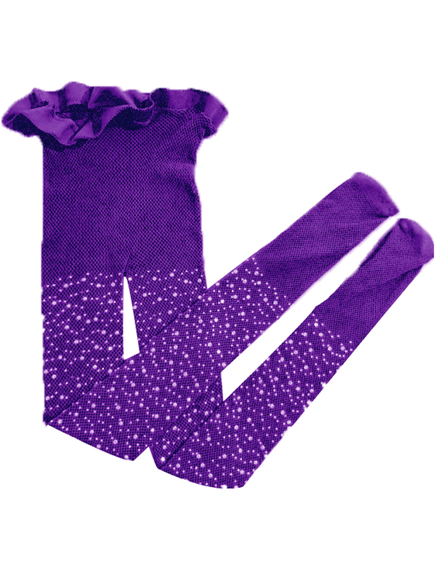 JBEELATE Little Girls Tights Kids Fishnet Tight Long Stockings Sparkle ...