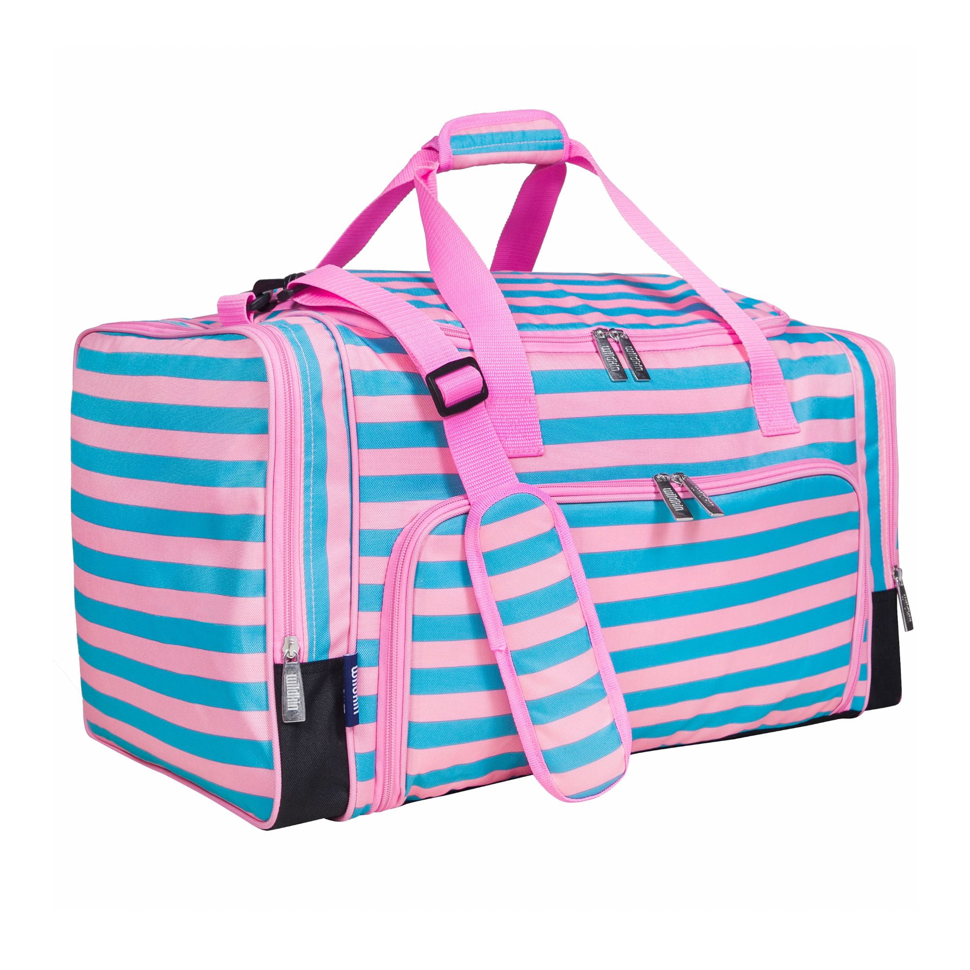 Wildkin Kids Weekender Duffel Bag for Boys and Girls, 22 Inch (Pink ...