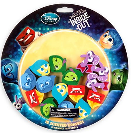 Disney / Pixar Inside Out Scented Erasers - Walmart.com