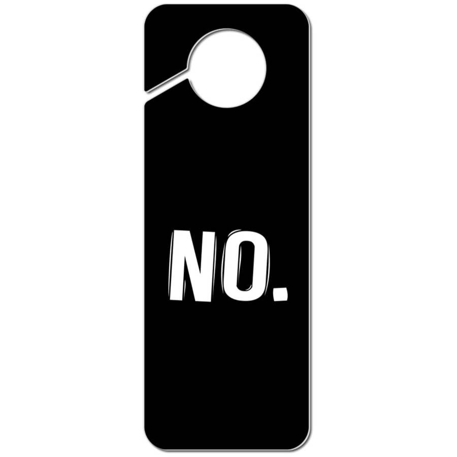 No Plastic Door Knob Hanger Sign - Walmart.com