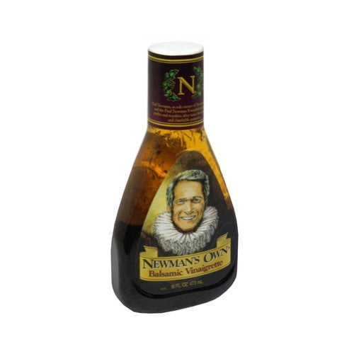 Newman's Own Balsamic Vinegar Salad Dressing 16 oz (Pack of 6) ( Value ...
