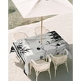 60x120 Inch Outdoor Tablecloth with Umbrella Hole Zipper Rectangle ...