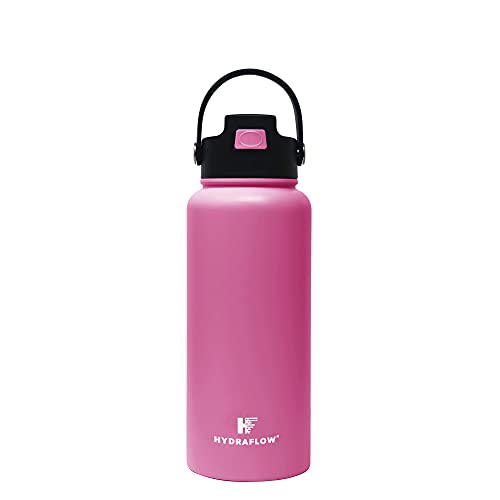 Hydraflow Hybrid - Triple Wall Vacuum Insulated Bottle with Flip Straw ...