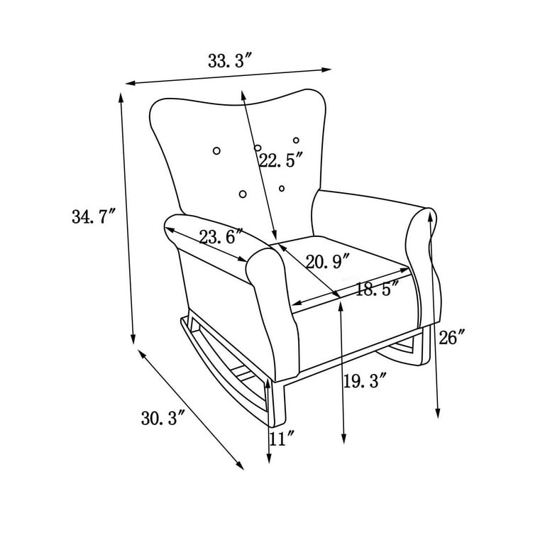 Nursery Rocking Chair Drawing Autocad Free CAD Blocks Chairs