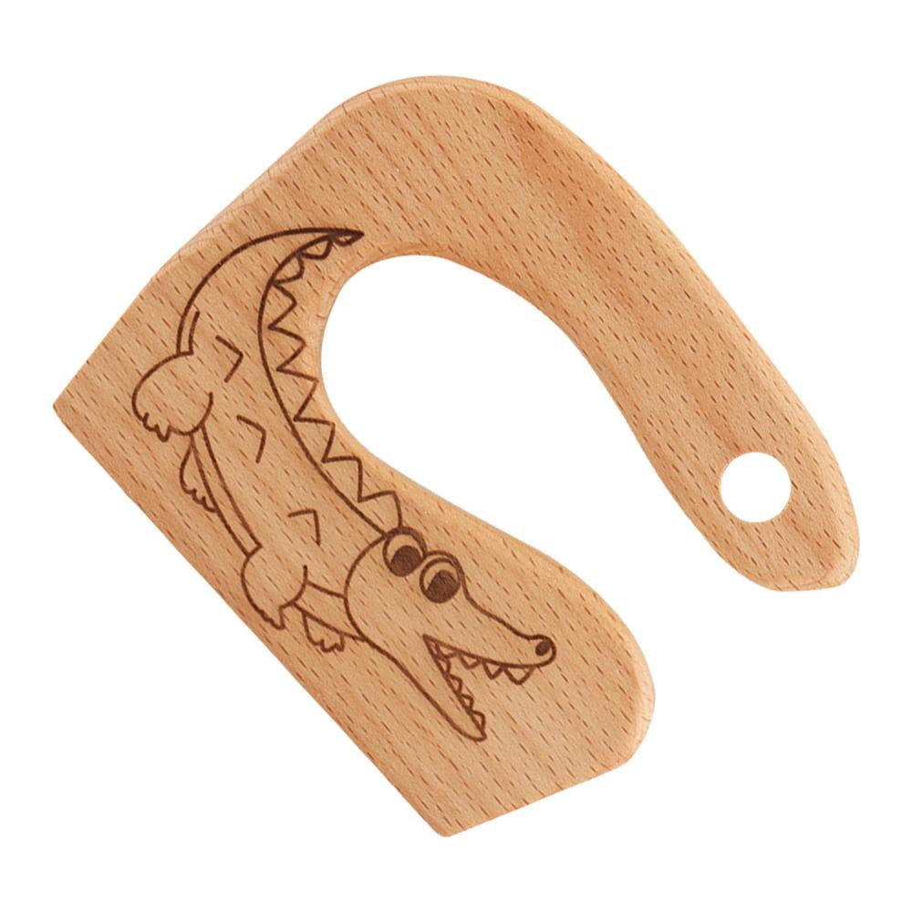 Wooden Kids Cutter, Cute Cartoon Animals Shape Cutters Safe Kitchen ...