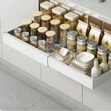 Kitchen Pull Out Cabinet Organizer Expandable, Slide Out Drawers Fixed ...