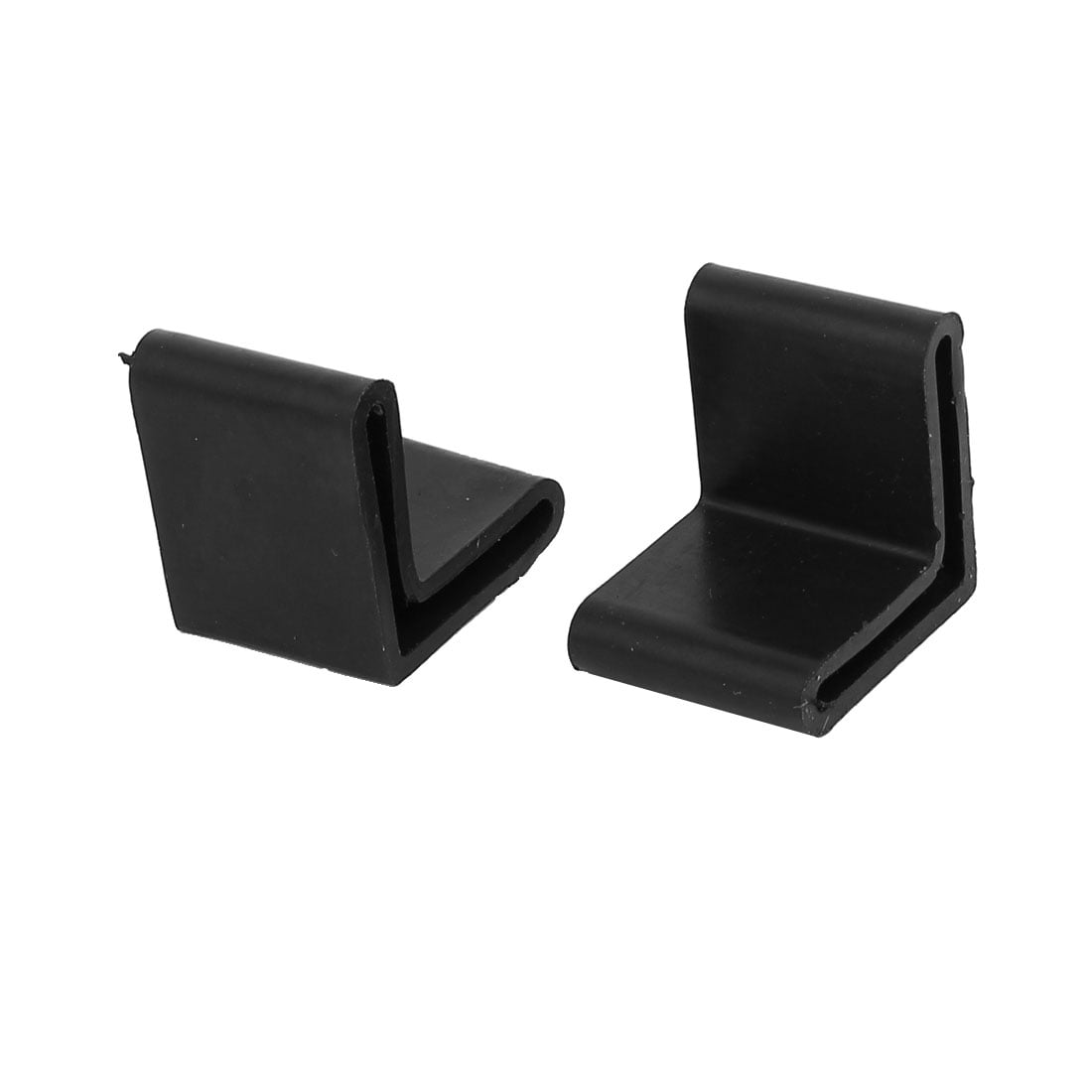 Furniture Foot Leg Rubber L Shaped Right Angle Covers Protector ...
