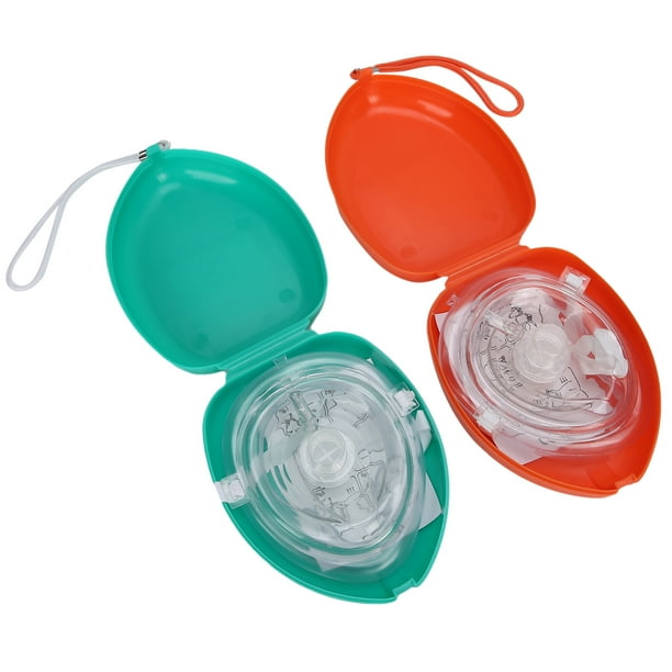 Face Shield,Pocket Resuscitator One‑Way Valve Pocket Resuscitator CPR ...