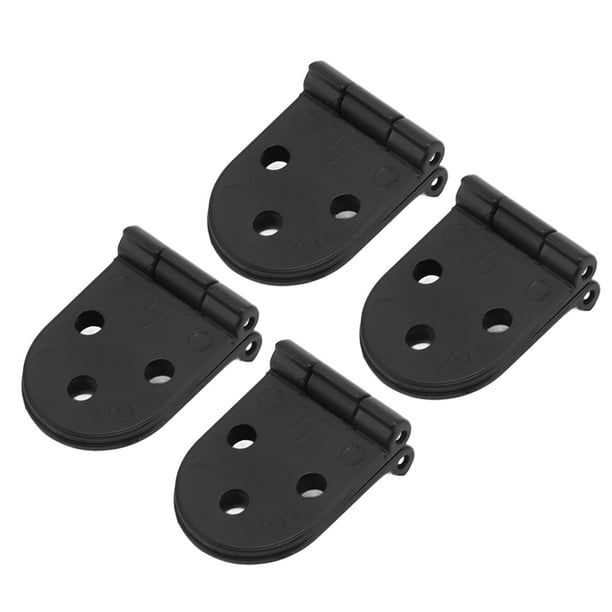 Round Edge Hinge, 4 Sets 180 Degree Flap Hinge 0.09in Thickness Metal ...