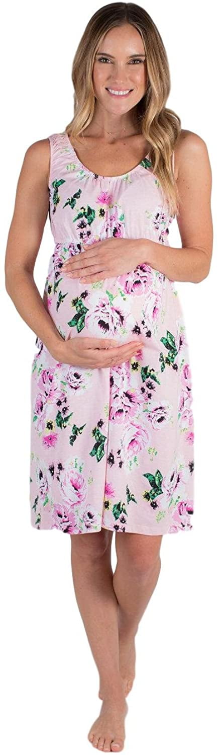 2 in 1 Baby Be Mine Maternity Nursing Nightgown Nightdress Hospital Bag ...