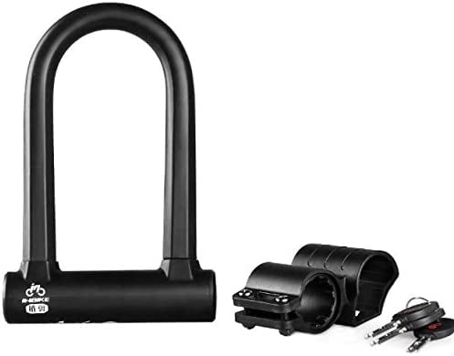 DMNI Bike U Lock with Key and Brackets - 2mm PVC Bike Locks ...