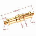 5-Pack Standard 1/4"To 3/8"Metal Male Converter Threaded Screw Adapter ...