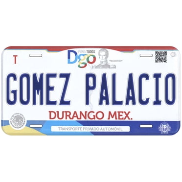 Custom UV Protected, Non-Embossed Guasave Sinaloa Mexico Novelty Car ...